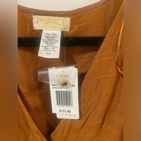 l*space | Dresses | Lspace Orange Sabrina Mini Dress | Poshmark